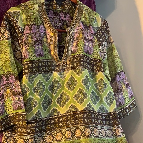 Grace Elements | Tops | Grace Elements Tunic Blouse Size Medium | Poshmark